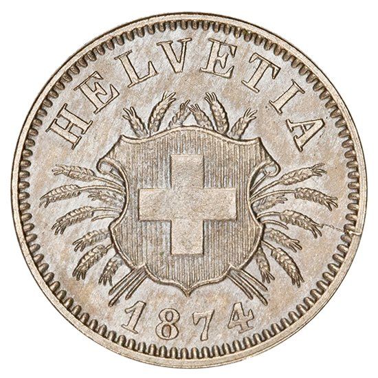 5 Rappen von 1874 (unzirkuliert bis Stempelglanz) (Neu (gemäss Beschreibung)) in Schmidrüti für ...