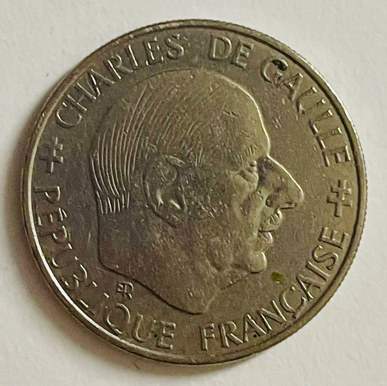 Frankreich 1 Franc, 1988, Charles de Gaulle, Selten! XF-45 (Gebraucht ...