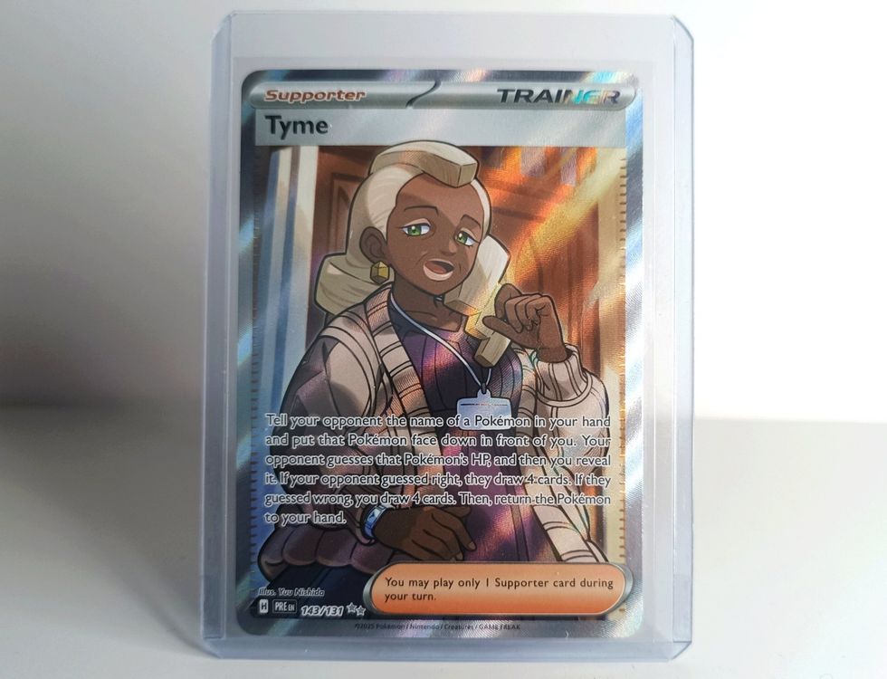 Tyme 142/131 Pokemon Prismatic Evolutions PRE EN (Neu (gemäss ...