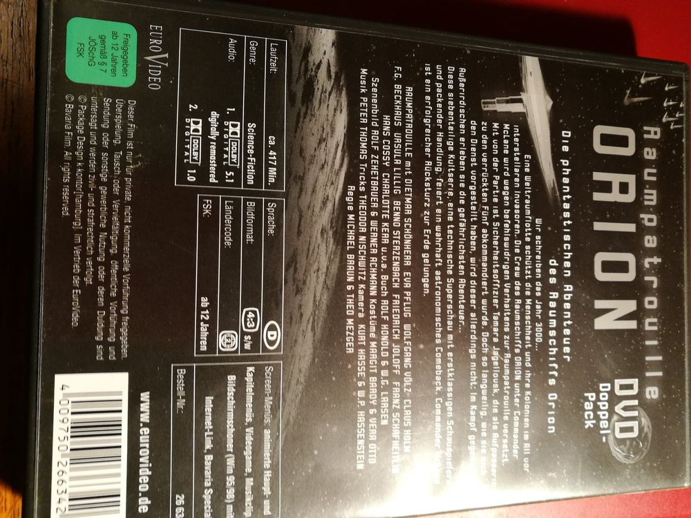 Orion Raumpatrouille DVD-Doppelpack (Neu (gemäss Beschreibung)) in Horn ...
