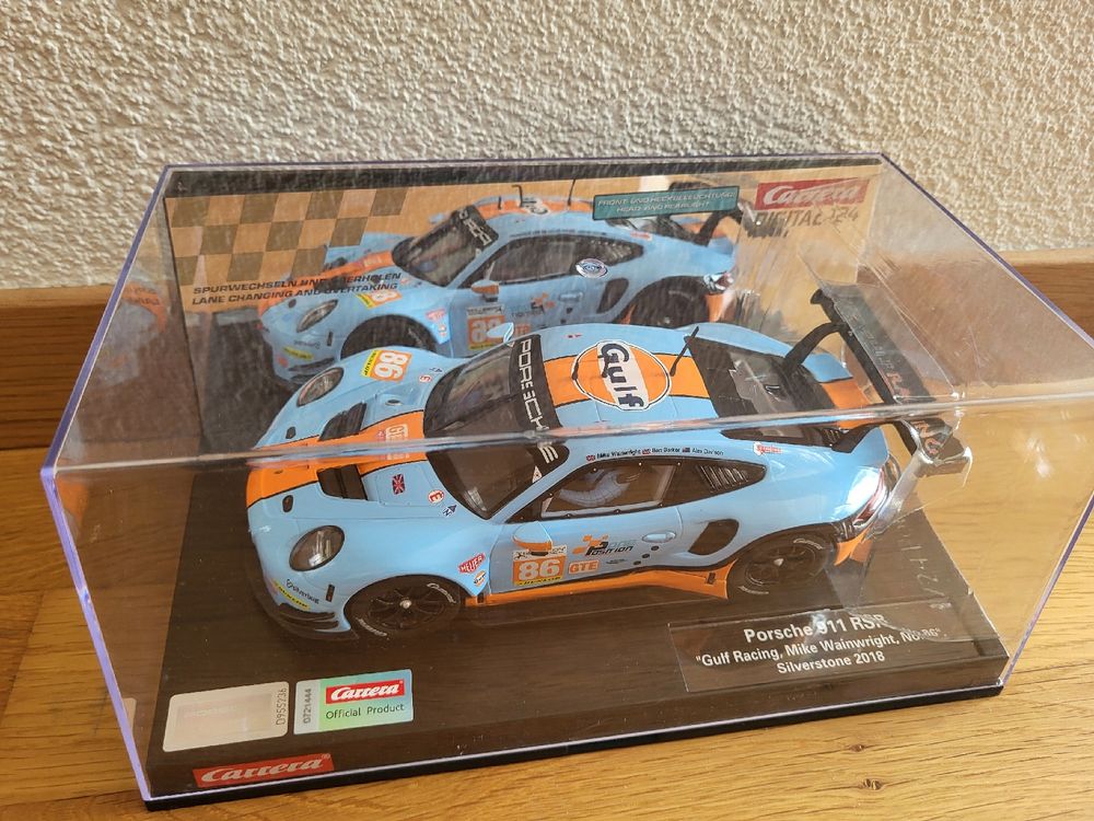 Carrera Digital 124 Porsche 911 RSR Gulf Racing # No. 86 (Neu und ...