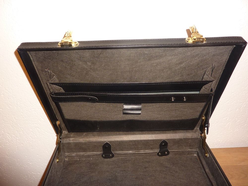 Aktenkoffer Echtleder Höhenverstellbar schwarz (Gebraucht) in für CHF ...