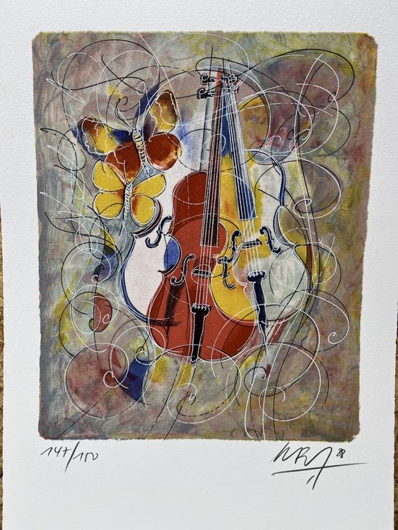 aus Grafiksammlung Lithografie von Alban Welti 1988 (Gebraucht) in ...