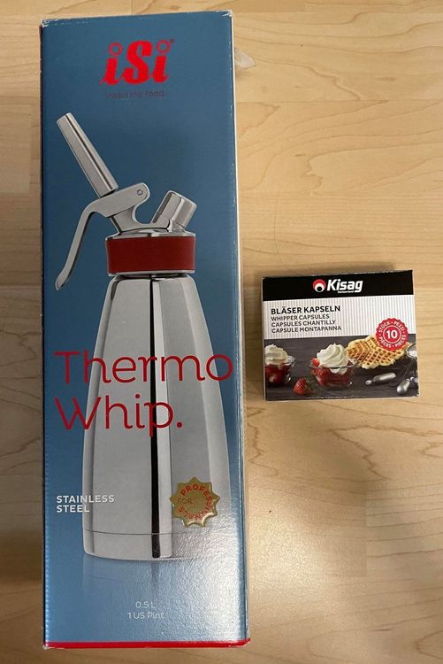 KISAG Thermo Doppelwandiger Rahmbläser + 10 Kapseln | Kaufen auf Ricardo