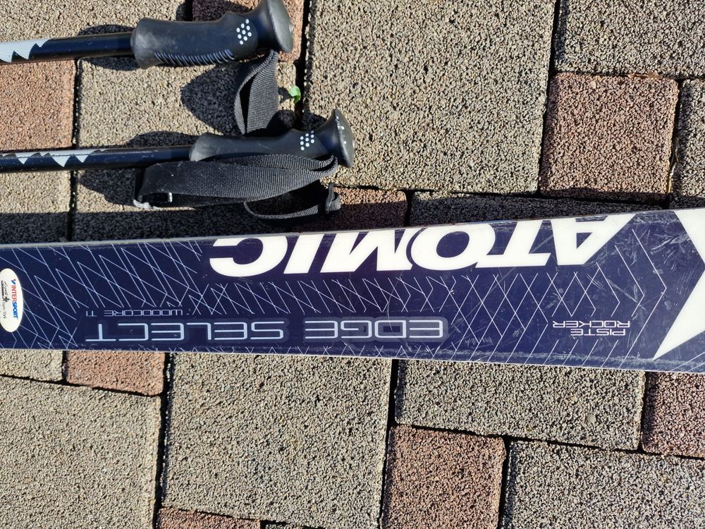 Ski Atomic Edge Select 169cm, Bindung inkl. Stöcke 120cm (Gebraucht) in Bubendorf für CHF 50 ...