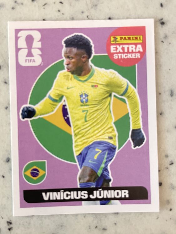 Panini Extra Sticker FIFA 2026 - Vinícius Júnior Brasil (Neu (gemäss ...