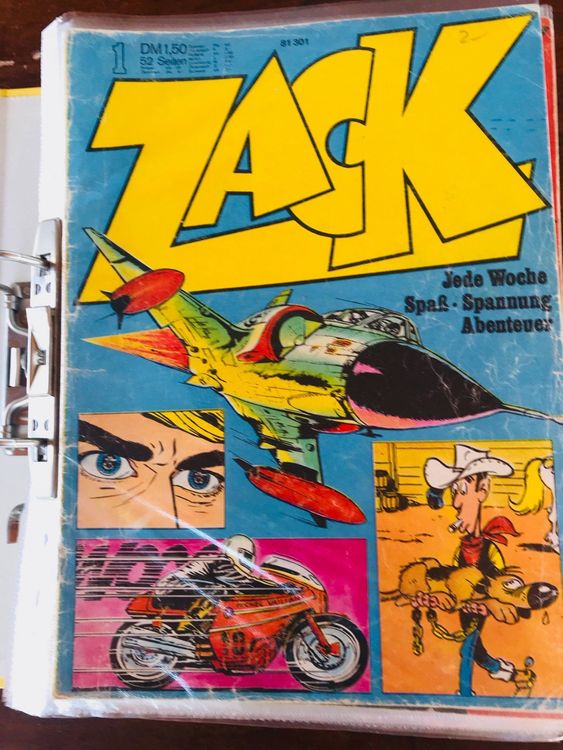 Comic Sammlung "Zack" , selten , 70er Jahre (Gebraucht) in Engelburg ...