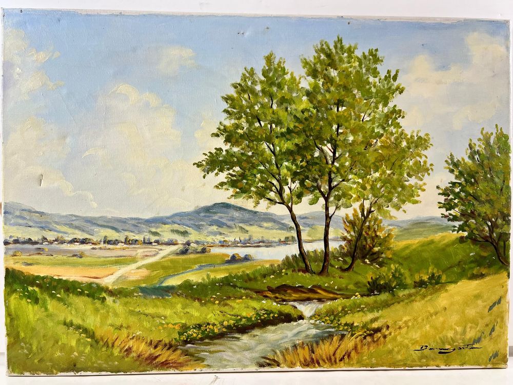 Landschaft Gemälde Signiert. (Gebraucht) in Neuhausen am Rheinfall für CHF 5 – mit Lieferung auf ...