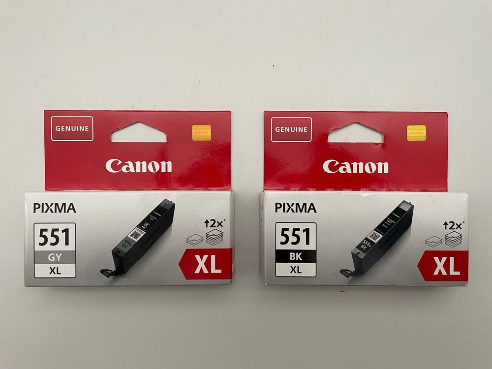 Canon patronen 551 xl 2 Stück (Neu und originalverpackt) in Gränichen ...