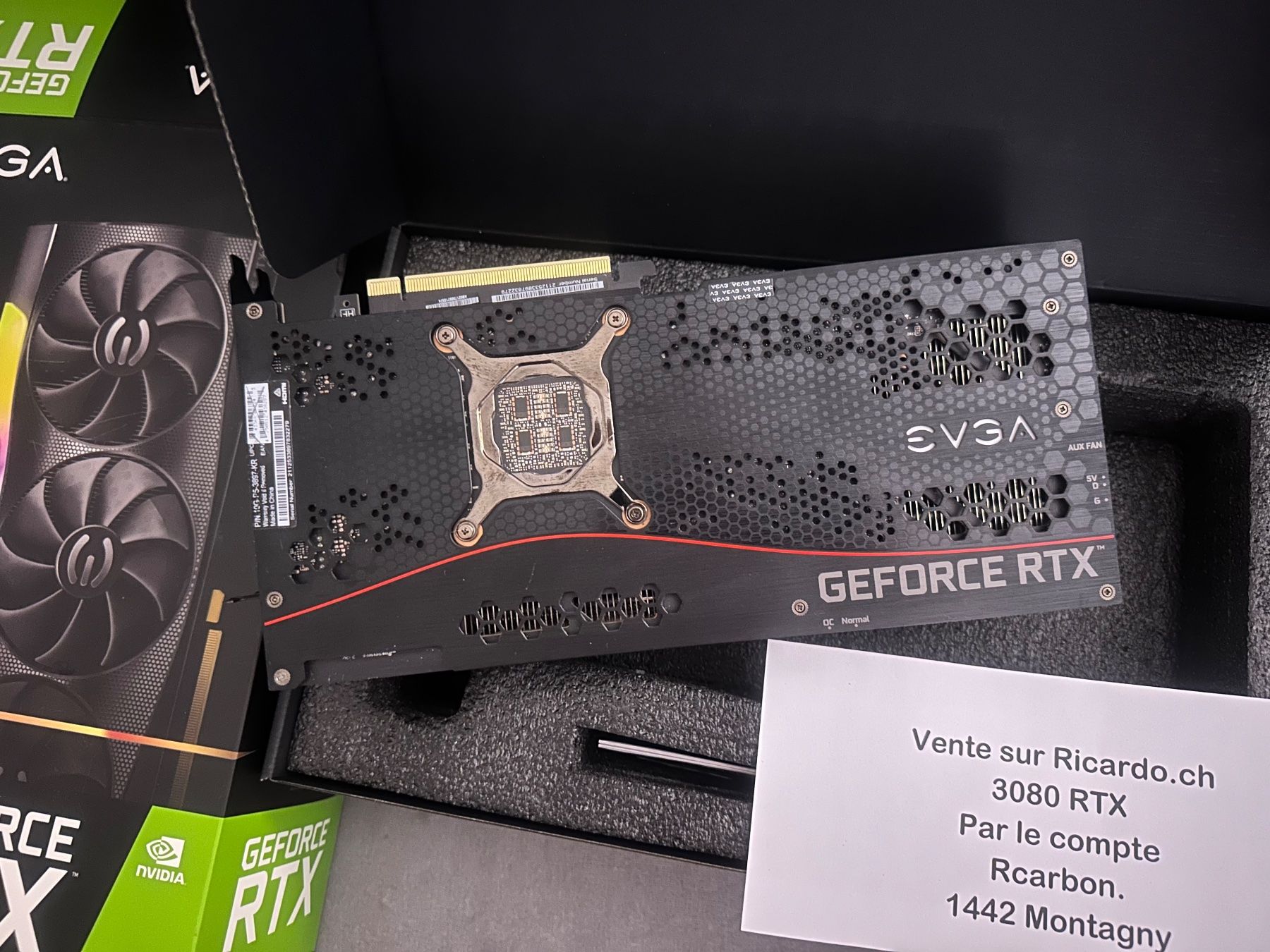 EVGA 3080 RTX 10G FTW3 Ultra (D'occasion) à Montagny-Yverdon pour CHF ...