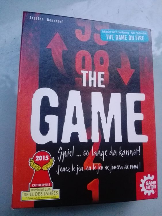 The Game (Inkl. Erweiterung >The Game on Fire) ©'2015 (Gebraucht) in St ...
