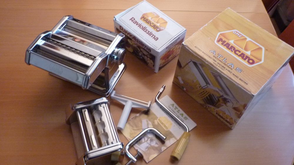 MARCATO ATLAS 150 SET Nudel & Raviolimaschine (Neu (gemäss Beschreibung ...