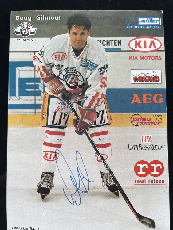 Doug Gilmore SCRJ NHL Star Handsigniert (Gebraucht) in für CHF 11 – mit ...