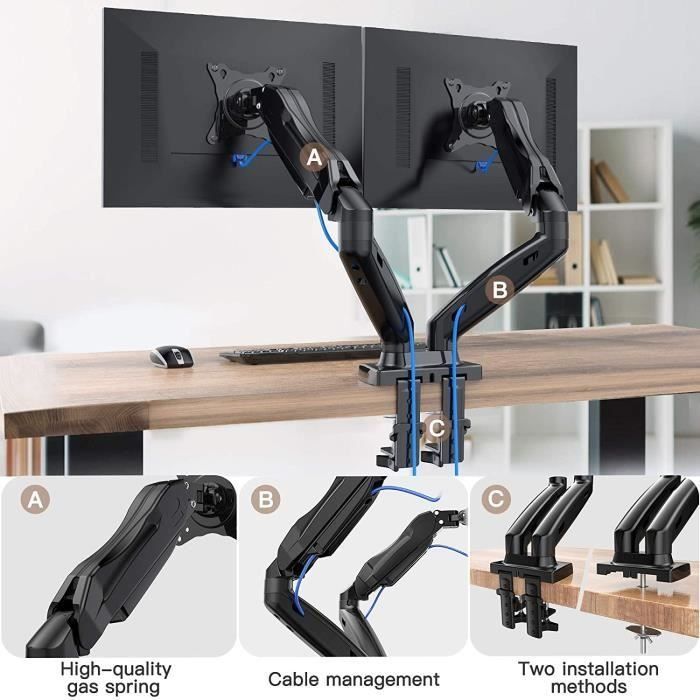 Dual monitor clamp mount (Gebraucht) in Zürich für CHF 36 – nur ...