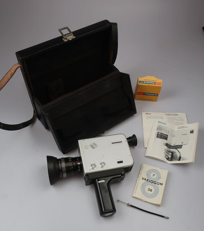 Nizo S80 Filmapparat mit Tasche und Zubehör ( Bastlerware ) (Defekt) in ...