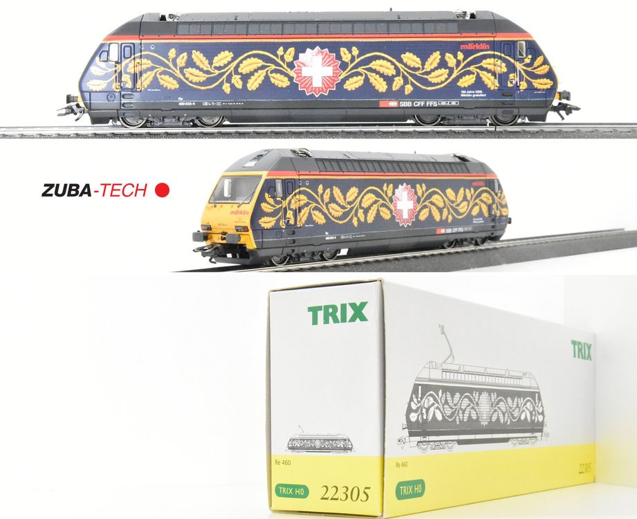 Trix 22305 E-Lok Re 460 der SBB, Spur H0 DC Analog mit OVP (Gebraucht ...