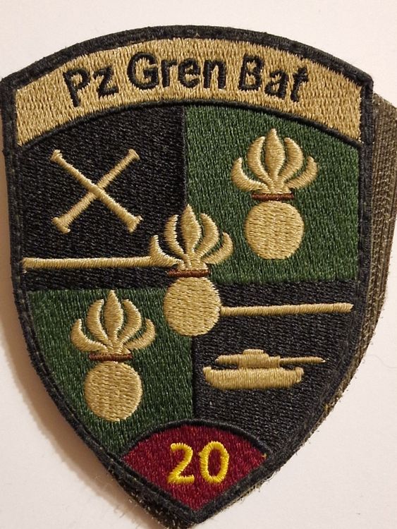 Panzer Badge Panzer Gren Bat 20 Violett Klett (Gebraucht) in Nyon für ...