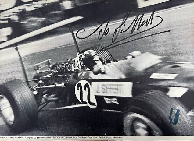 Jo Siffert Poster mit Originalunterschrift (Gebraucht) in Triesenberg ...