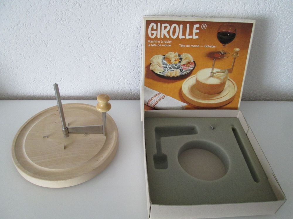 Original Käseschaber La Girolle -Tête de Moine,SWITZERLAND (Neu und ...
