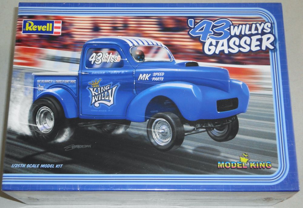 REVELL MODEL KING '43 WILLYS GASSER 1:25 (Neu und originalverpackt) in ...