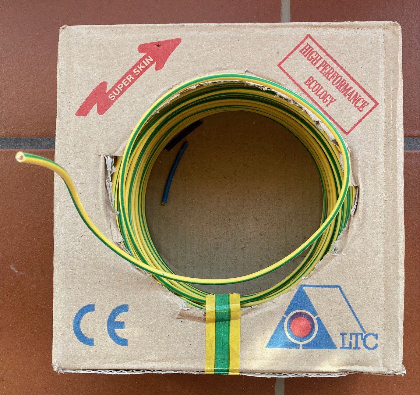 Kupferlitze/T-Litze 2,5mm2, grün-gelb (Gebraucht) in Orselina für CHF ...