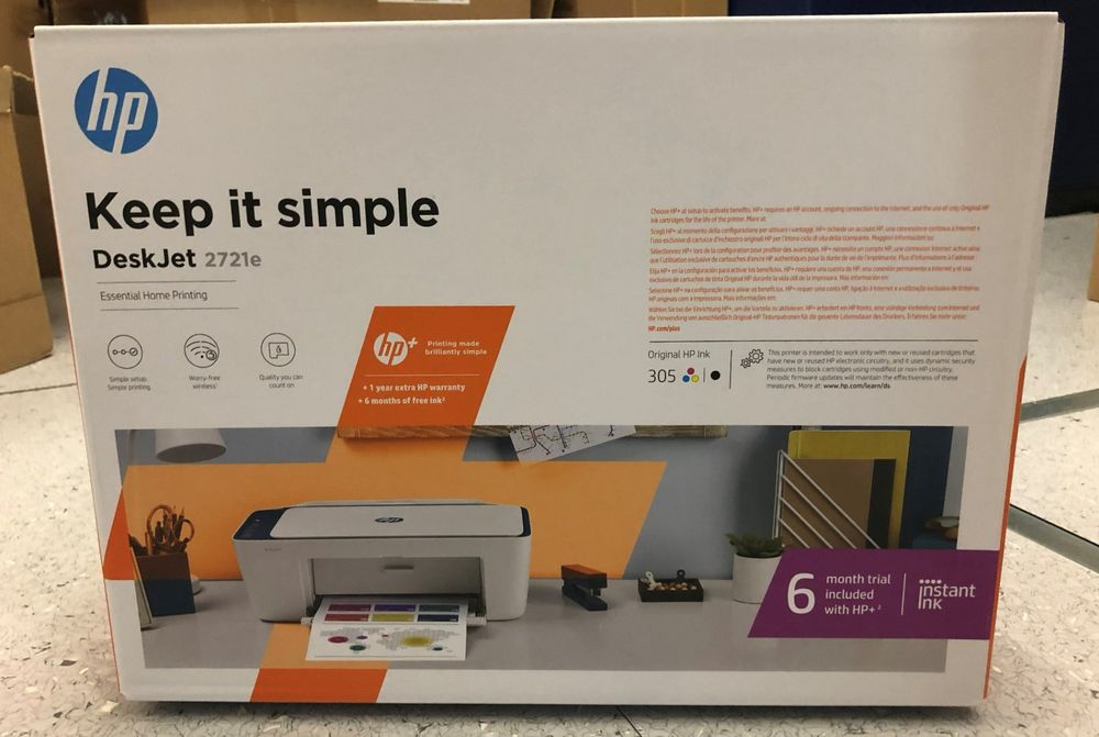 Fabrikneuer "HP DeskJet 2721e" ungeöffnete Originalschachtel | Kaufen ...