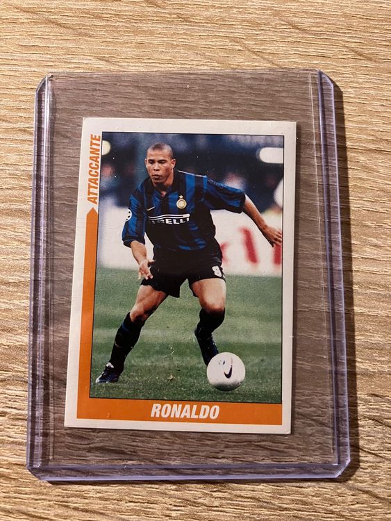 Panini Supercalcio 2000 Ronaldo FC Inter Top Rarität (Neu (gemäss ...