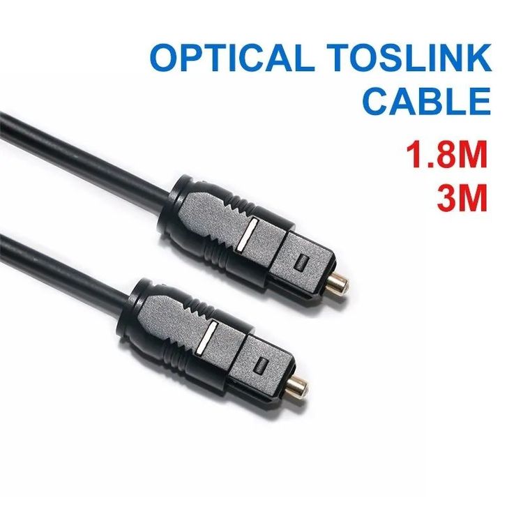 3 Meter Optical Audio Kabel - Toslink Glasfaser Kabel OD4.0 | Kaufen ...