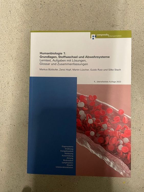 Humanbiologie 1, 4. Auflage 2023, neuwertig für Studium (Neu und ...