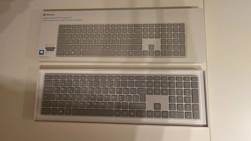 Microsoft Keyboard mit Fingerprint ID und CH-Layout (Gebraucht) in ...