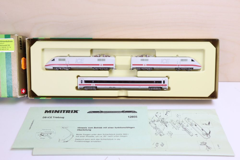 Minitrix ICE Schnellzug 12885 Zürich - Digital Lenz (Gebraucht) in ...