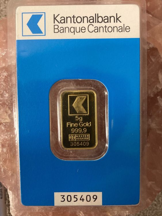 5 gr. Goldbarren ZKB | Kaufen auf Ricardo