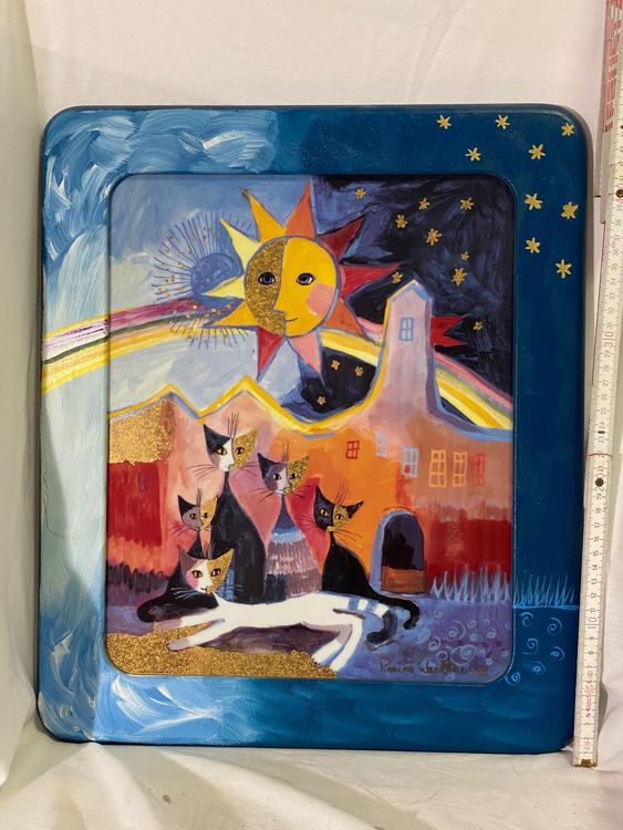 Rosina Wachtmeister, GATTI VAGABONDI, Porzellanbild (Gebraucht) in Wangen SZ für CHF 30 – mit ...