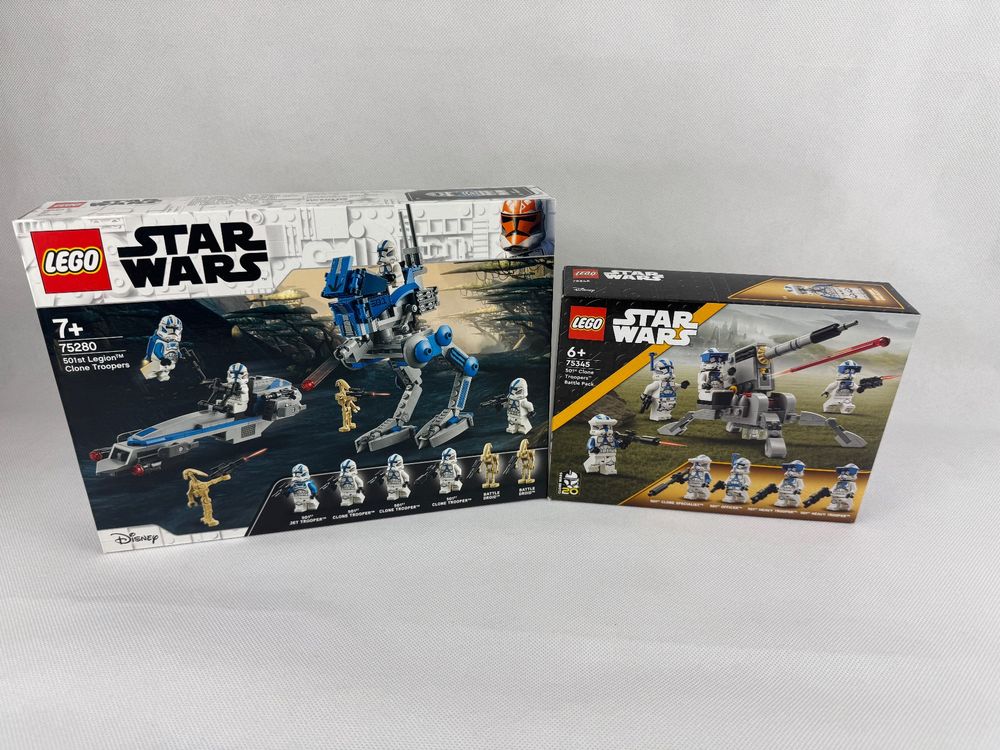 LEGO Star Wars 75280 + 75345 - 501st Legion Clone Troopers (Neu und originalverpackt) in ...