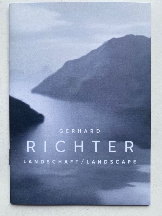 GERHARD RICHTER - EXHIBITION BOOKLET/ GUIDE - KUNSTKLASSIKER | Kaufen auf Ricardo
