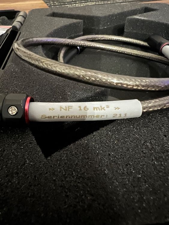 Silent Wire NF16 MK 2, Chinch Kabel, 2x 60cm, Neu mit Koffer (Neu und originalverpackt) in Port ...