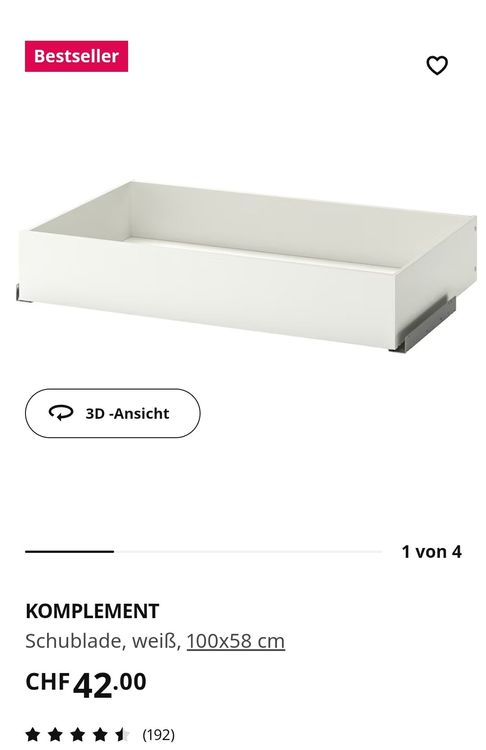 Pax Schubladen Komplement 5 Stück | Kaufen auf Ricardo