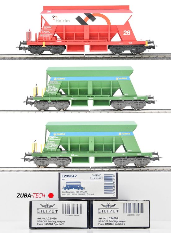 Liliput 3x Kieswagen SBB H0 SBB H0 GS mit OVP (Gebraucht) in St. Gallen für CHF 108 – mit ...