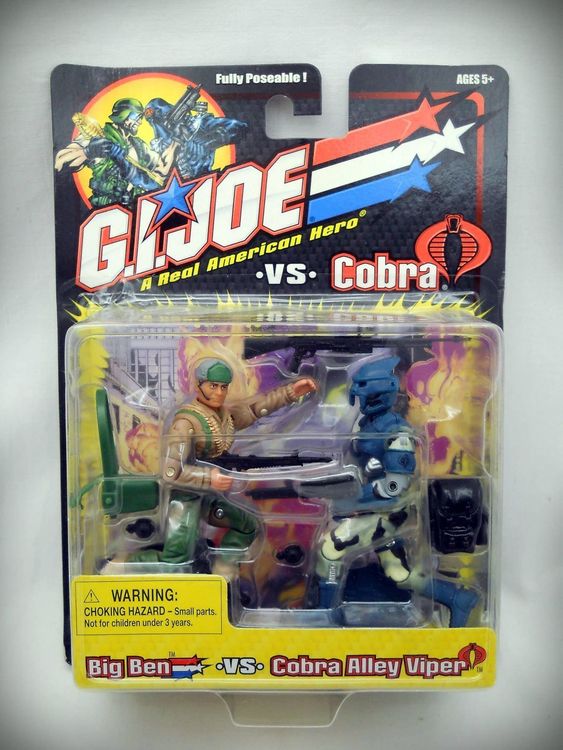 GI JOE BIG BEN VS. COBRA ALLEY VIPER BLU HASBRO 2002 USA (Neu und ...