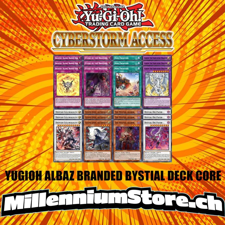 Yugioh Albaz Branded Bystial Deck Core CYAC Cyberstorm EN (Neu (gemäss Beschreibung)) in uster ...