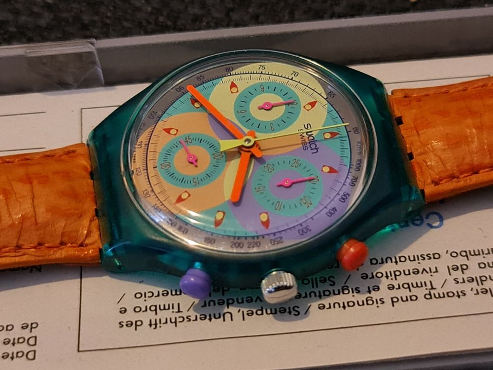Swatch CHRONO ★SOUND Variante. ungetragen - VINTAGE 1993 (Gebraucht) in Grand-Lancy für CHF 79 ...