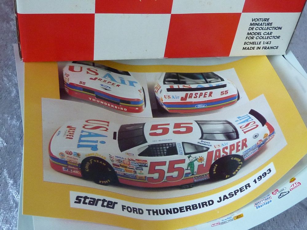 Ford Thunderbird NASCAR Jasper 155 1:43 (Neu und originalverpackt) in ...