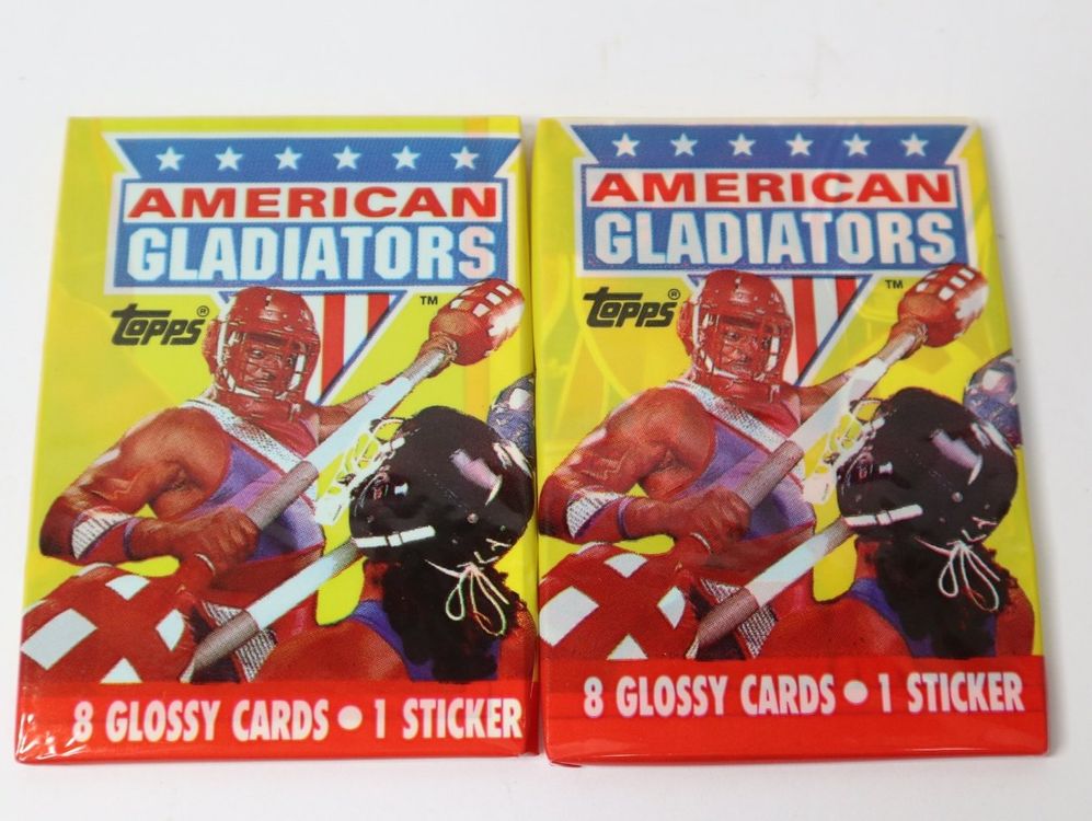 1991 American Gladiators Sammelbilder Trading Cards 2 Pack | Kaufen auf ...