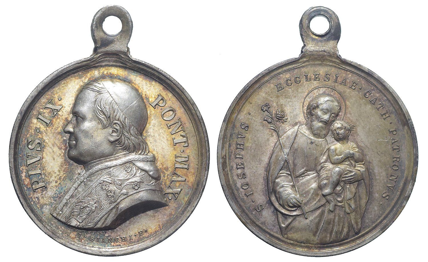 b- Rom, Pius IX., Medaille 1877 (Gebraucht) in Chiasso für CHF 130 ...
