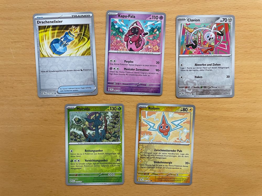 Pokemon Reverse Karten Set (Versand gratis) (Neu (gemäss Beschreibung)) in Chur für CHF 1 – mit ...