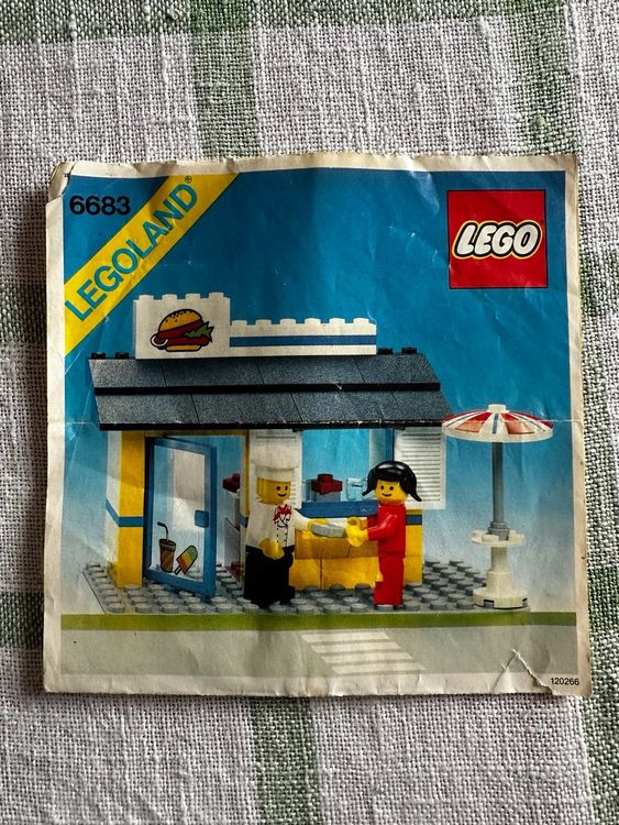 Original LEGO 6683 Hamburger Stand Anleitung (Gebraucht) in Fribourg ...