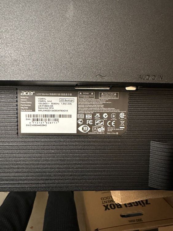 ACER Monitor V246HL 24" | Kaufen auf Ricardo