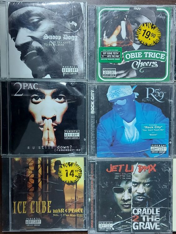 CD Sammlung; 2 Pac, Eminem, Snoop Dogg, Cypress Hill usw (Defekt) in ...