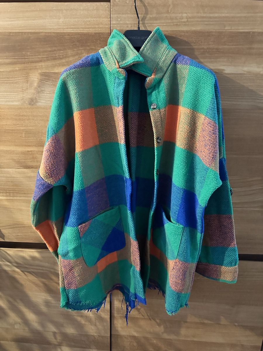 Bunte Vintage Jacke im Holzfäller Stil, perfekt für Herbst! (Neu ...