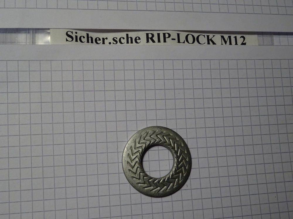 Sicherungsscheibe RIP-LOCK M12 / 218 Stück / ab Fr.1.- (Neu (gemäss ...